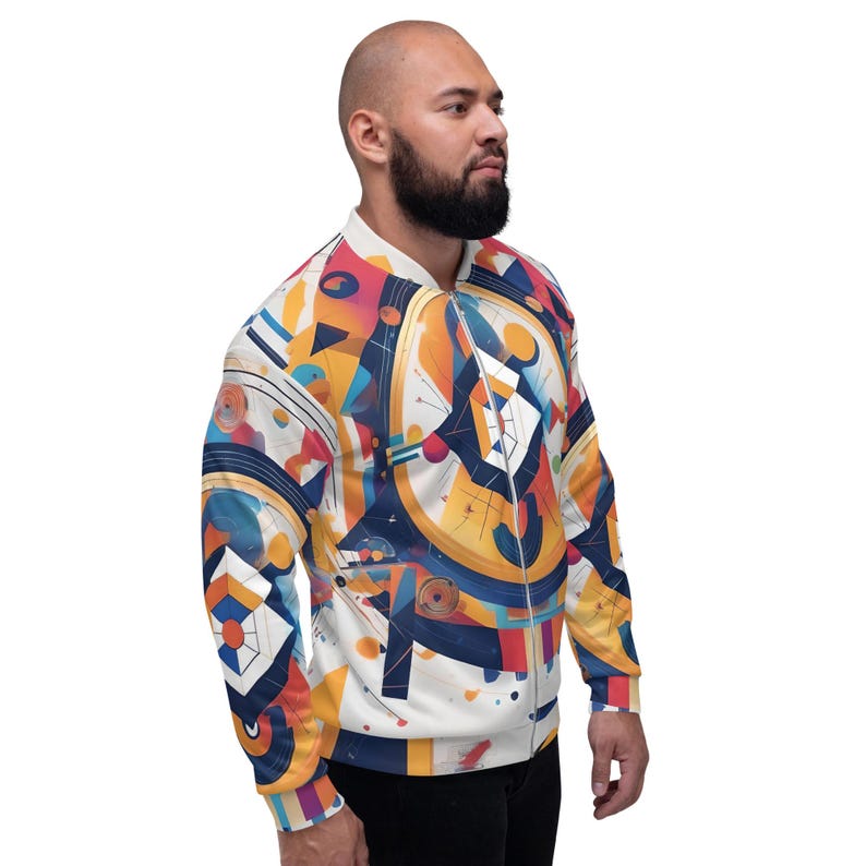 Unisex Bomber Jacket / Kandinsky Jacket / AI Jacket / Kandinsky ...