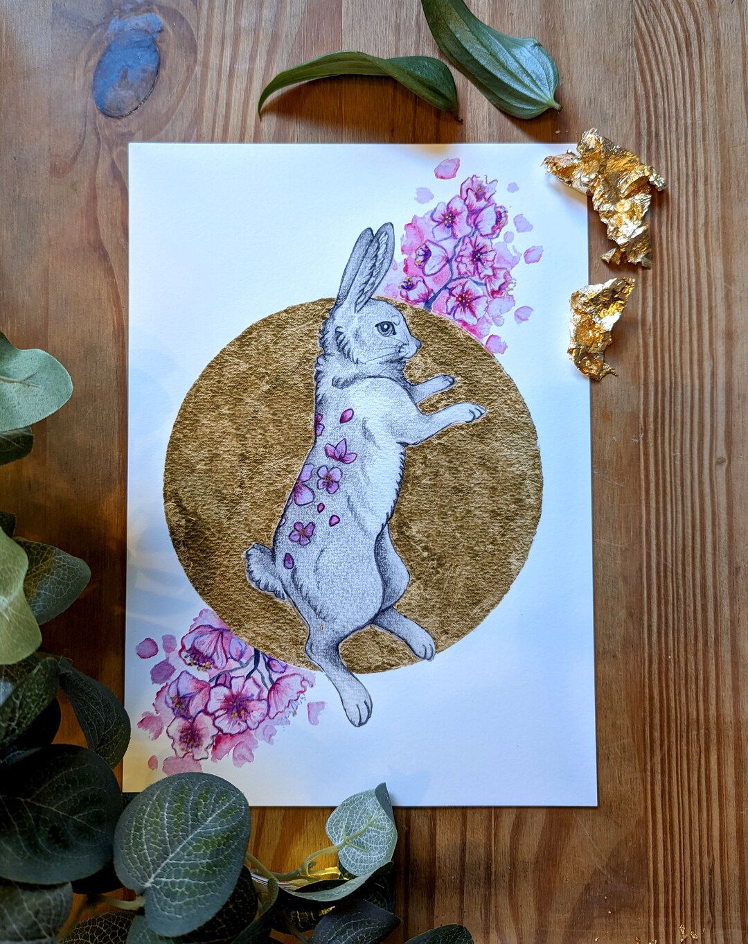 Year of the Rabbit Fine Art Print - Etsy