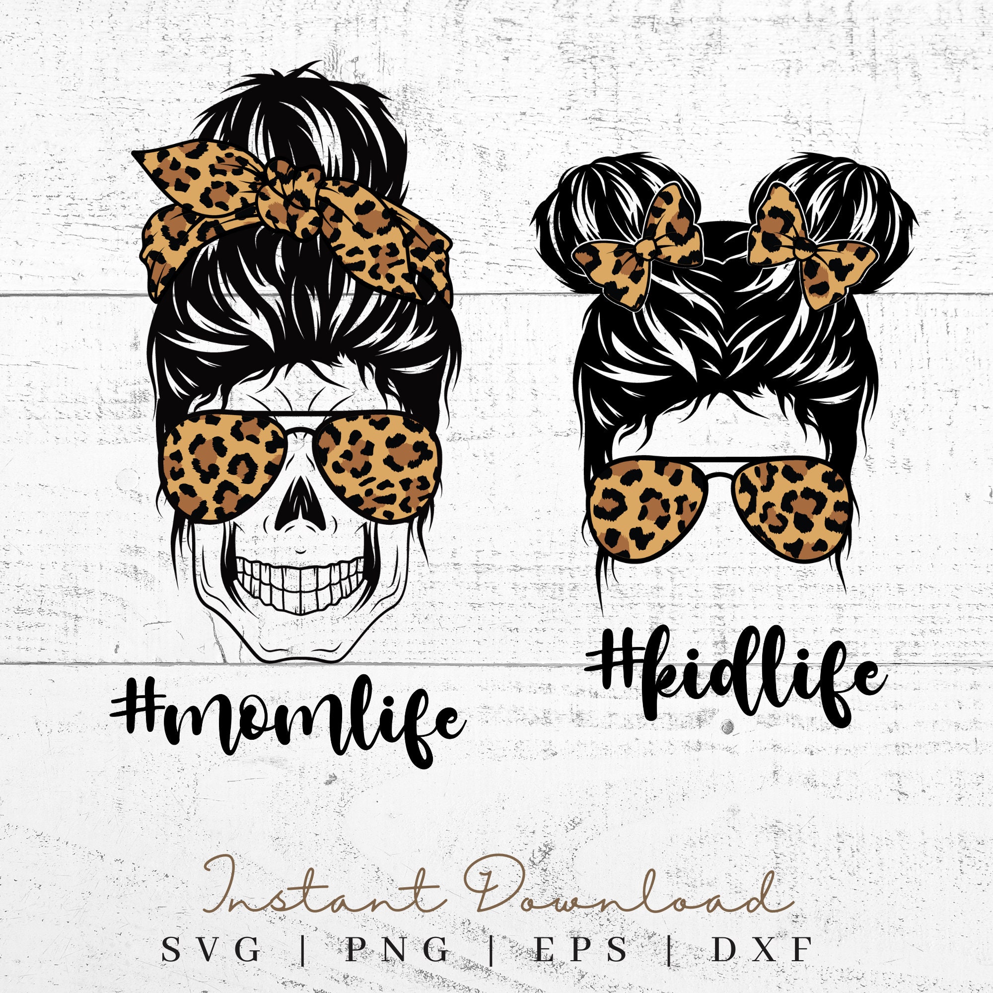 Mom Life Kid Life Svg Skull Momlife Svg Skull Mom Life Kid - Etsy