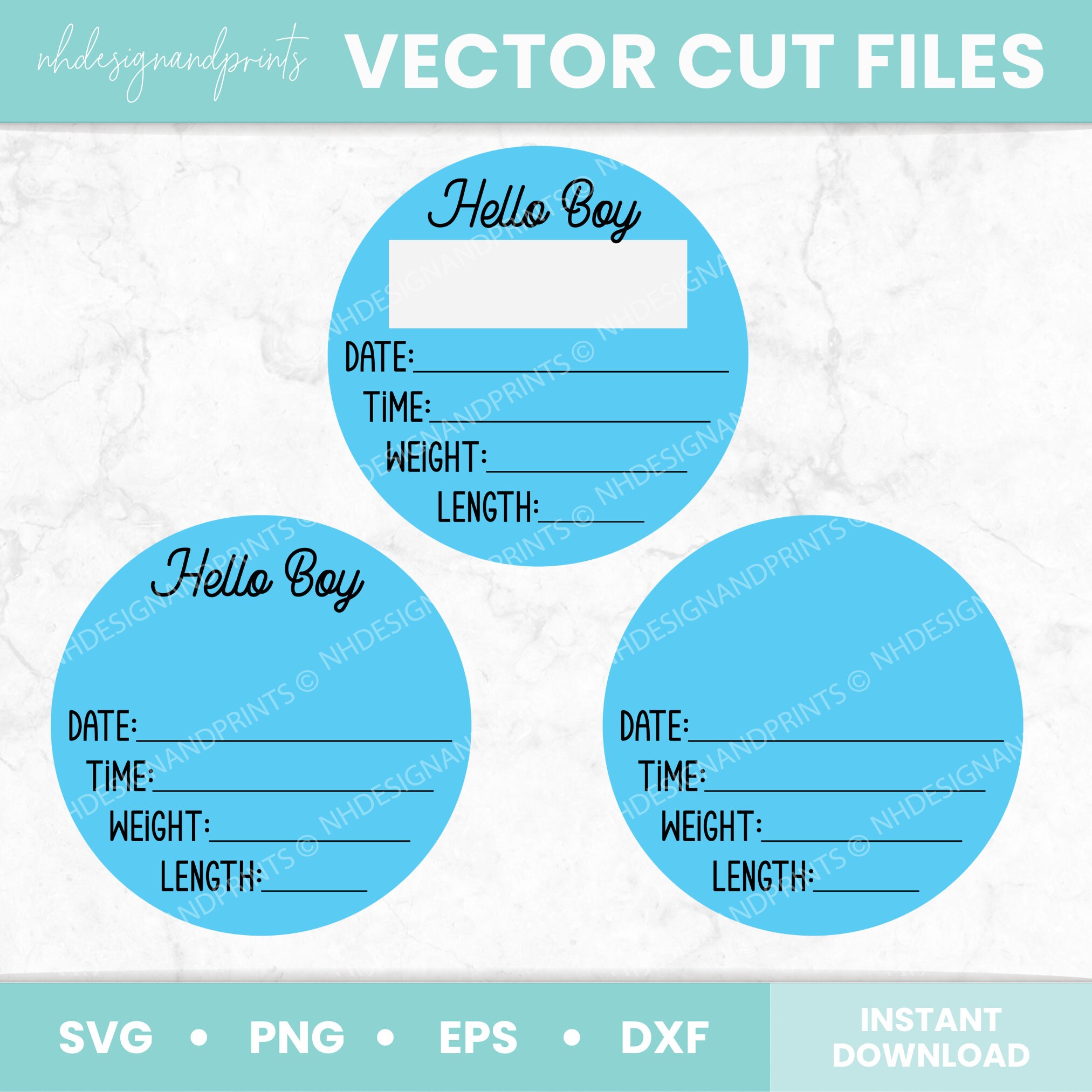 Birth Stat Round SVG, Baby Stat Svg, Birth Stat Sign Svg, Round Baby ...