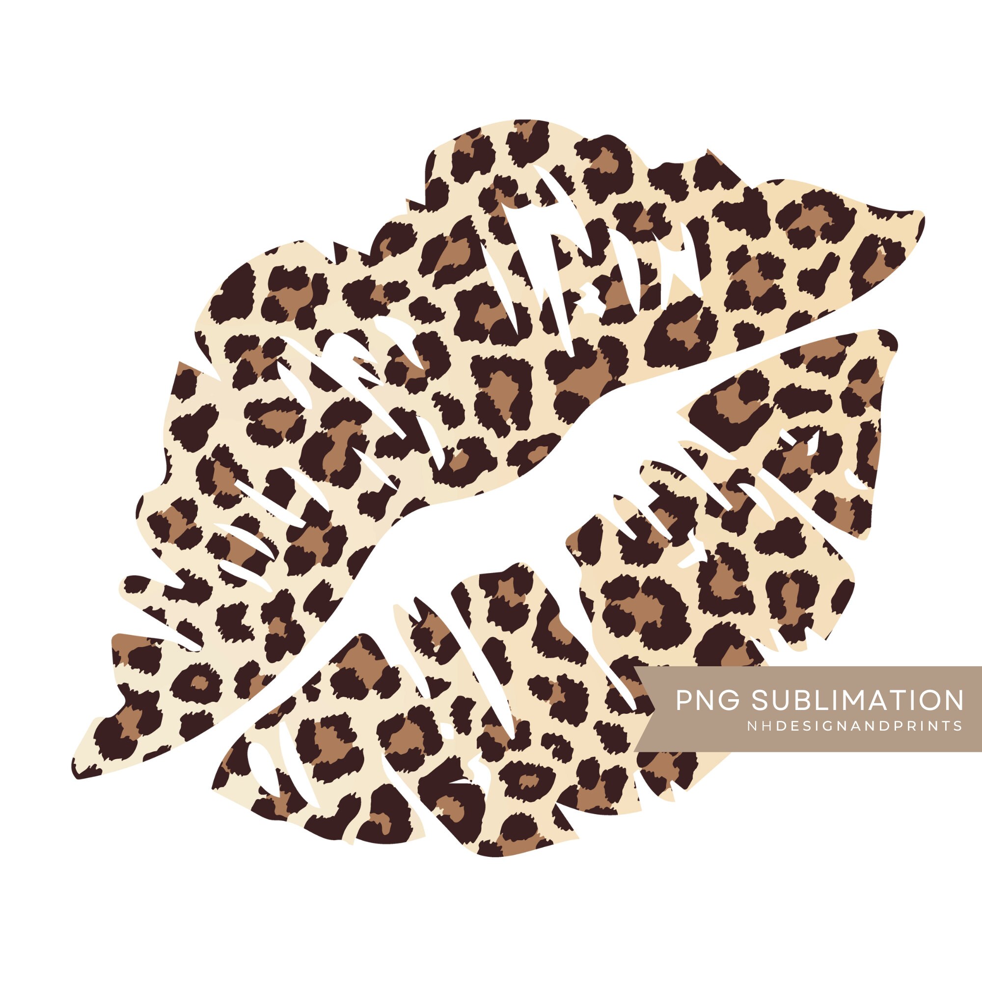 Leopard Lips Png Sublimation Design Download Leopard Print - Etsy