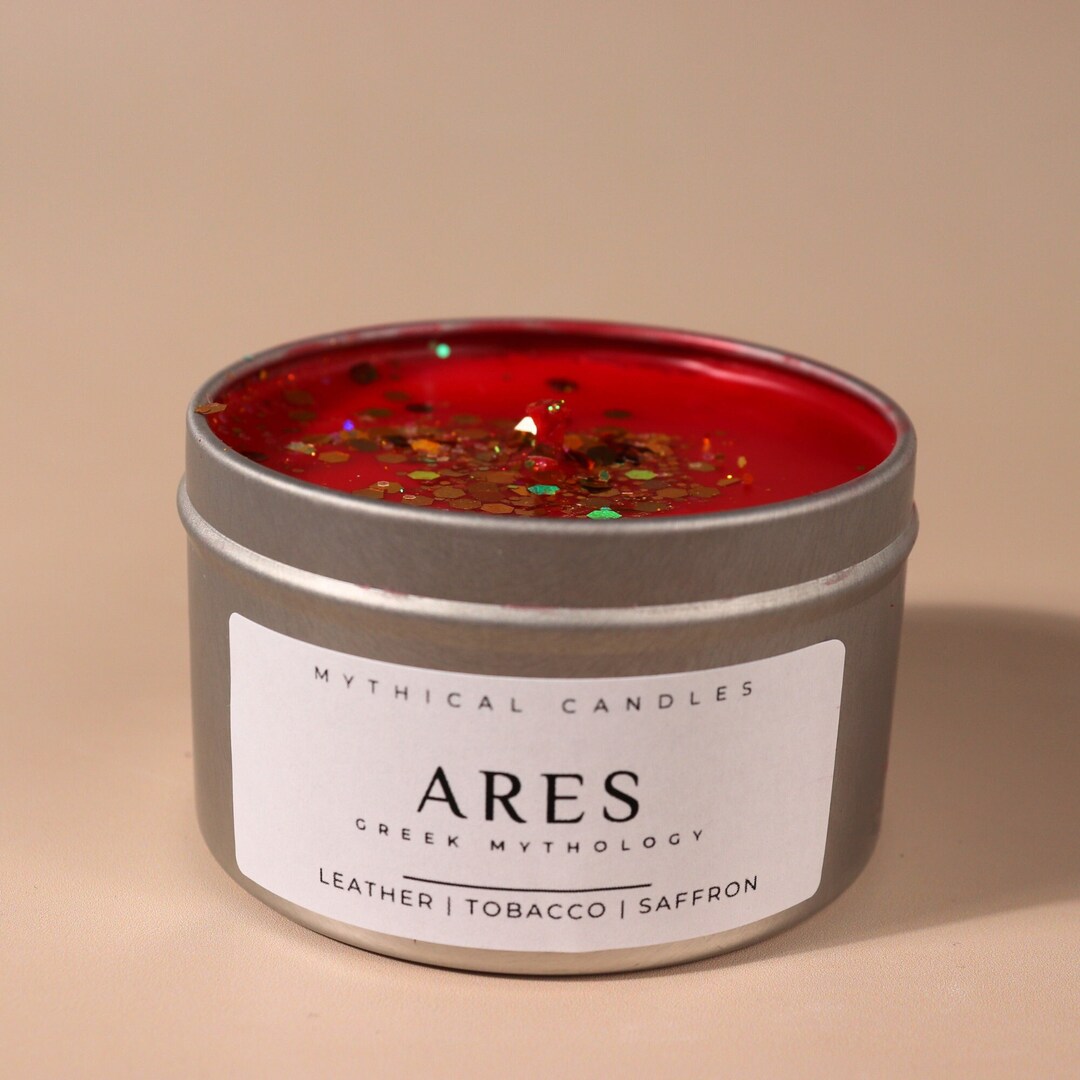 Ares | Greek Mythology | Soy Wax Candle - Etsy
