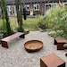 Corten Steel Stool, Corten Side Table , Corten Steel Lamp Table , Steel ...