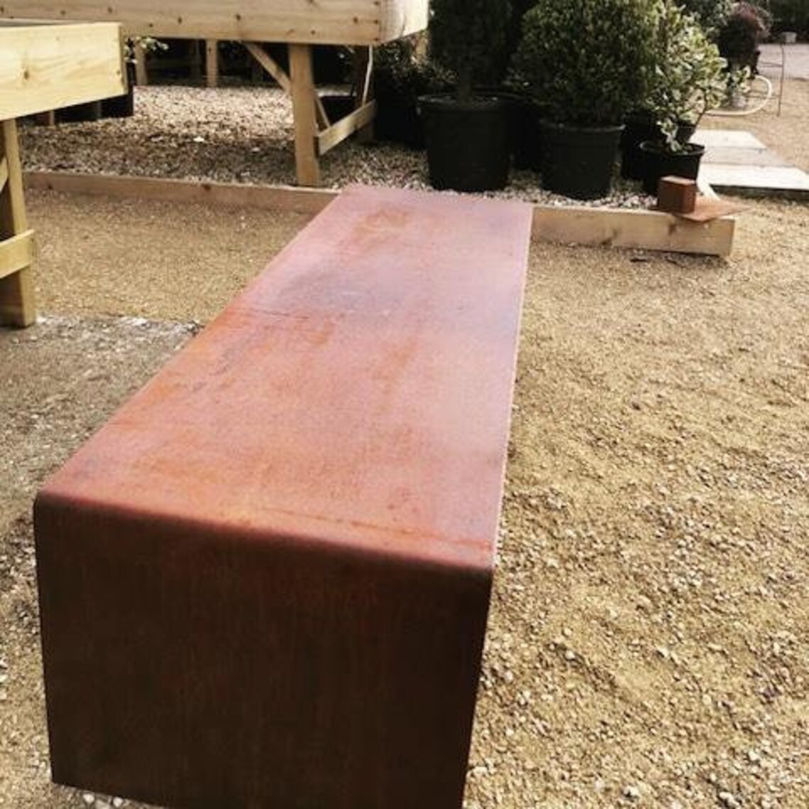 Corten Steel Bench, Cor Ten Steel Bench , Steel Bench , Corten , Corten ...