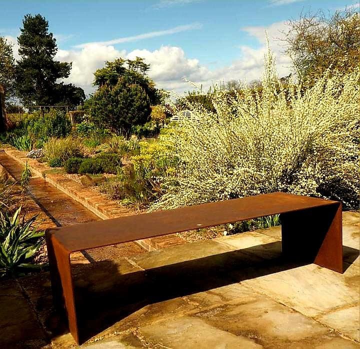 Corten Steel Bench, Cor Ten Steel Bench , Steel Bench , Corten , Corten ...