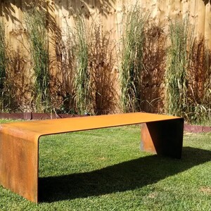 Corten Steel Bench, Cor Ten Steel Bench , Steel Bench , Corten , Corten ...