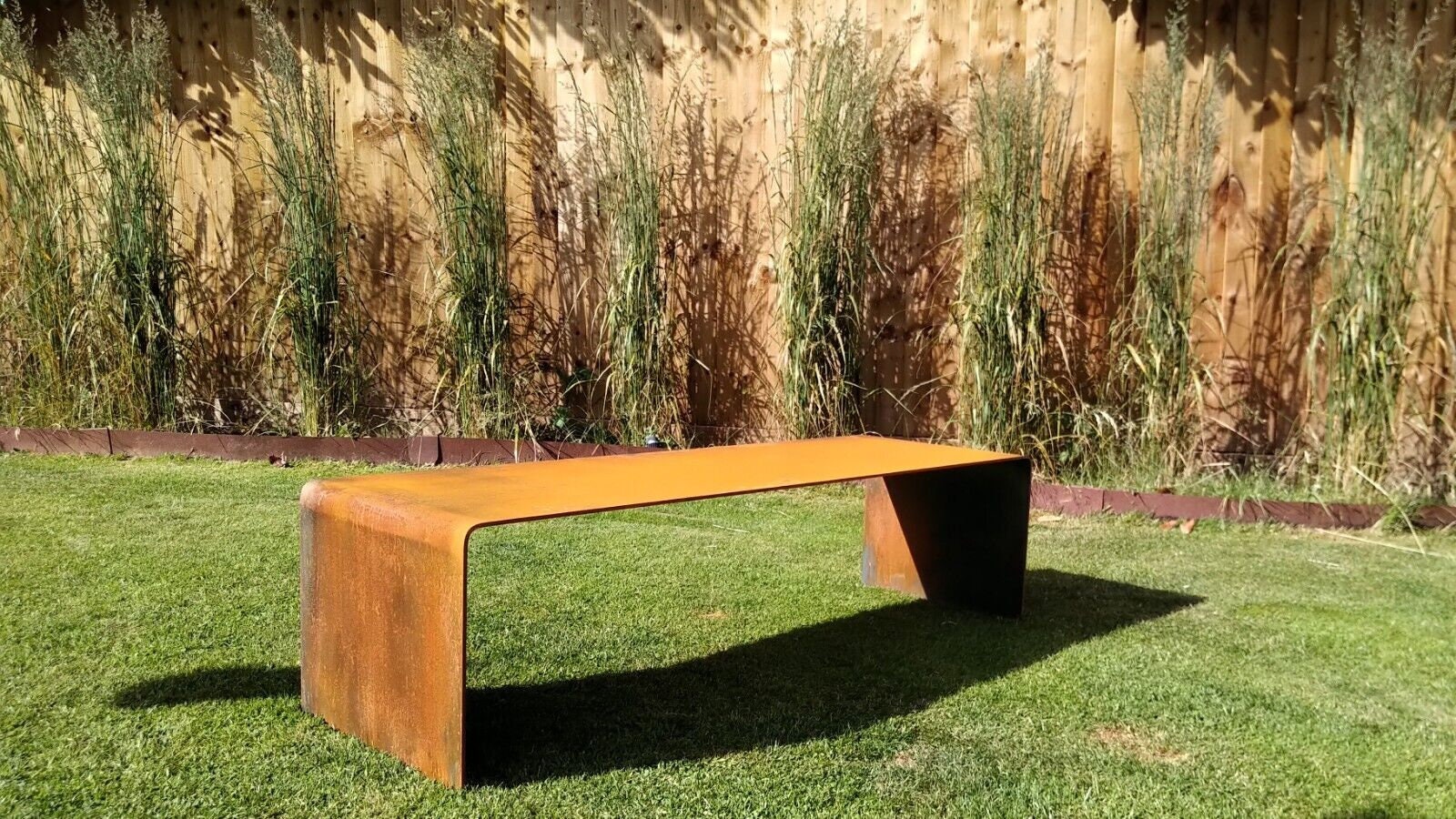 Corten Steel Bench Cor Ten Steel Bench Steel Bench Corten - Etsy
