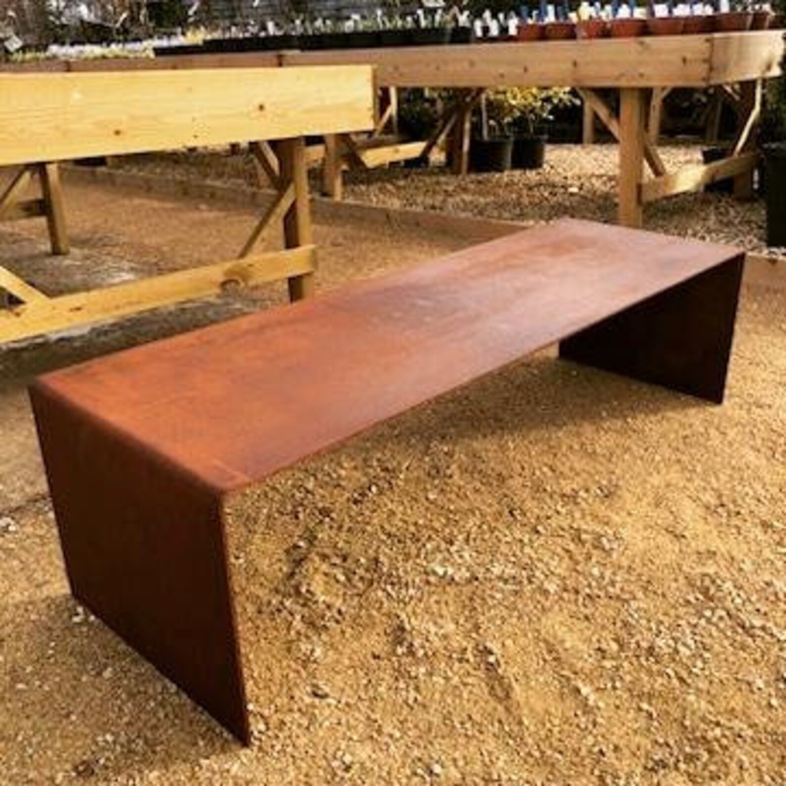 Corten Steel Bench, Cor Ten Steel Bench , Steel Bench , Corten , Corten ...