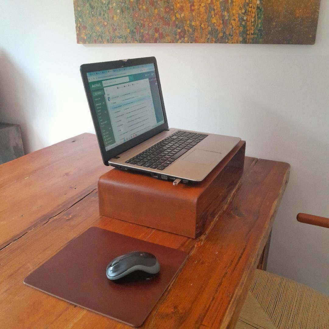 Corten Steel Monitor Stand, Laptop Stand , Metal Monitor Stand , Desk ...