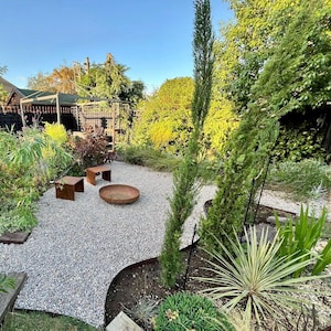 Corten Steel Stool, Corten Side Table , Corten Steel Lamp Table , Steel ...