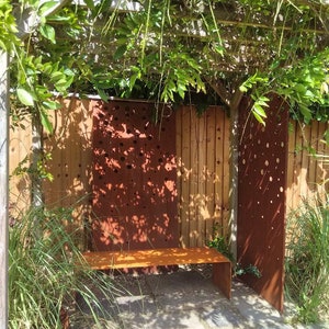 Corten Steel Bench, Cor Ten Steel Bench , Steel Bench , Corten , Corten ...