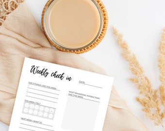 Weekly Accountability Check-in - Etsy