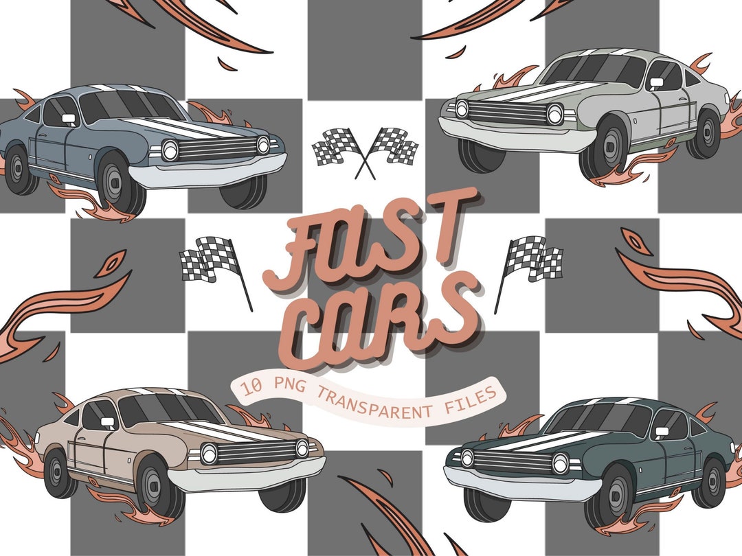 Race Car Digital PNG Files, Fast Car Files for Commercial Use, Boy ...