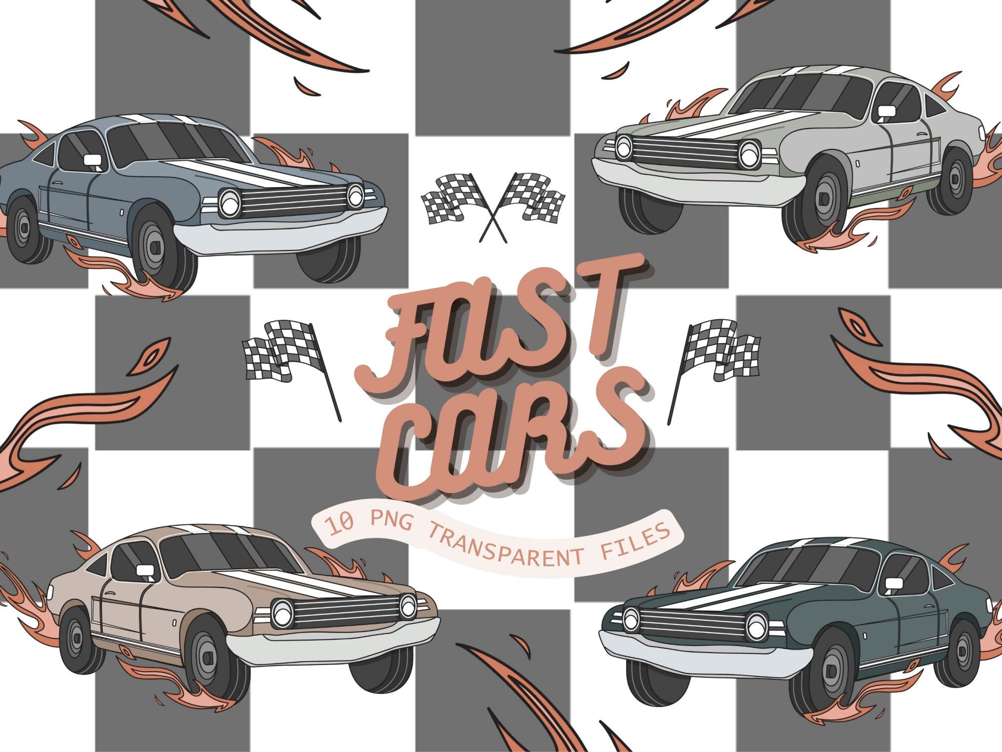 Race Car Digital PNG Files, Fast Car Files for Commercial Use, Boy ...