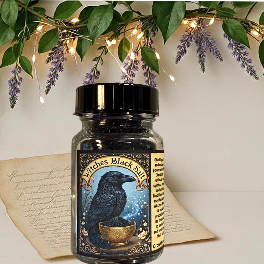 Witches Black Salt | Magickal Salt for Spiritual Protection and ...