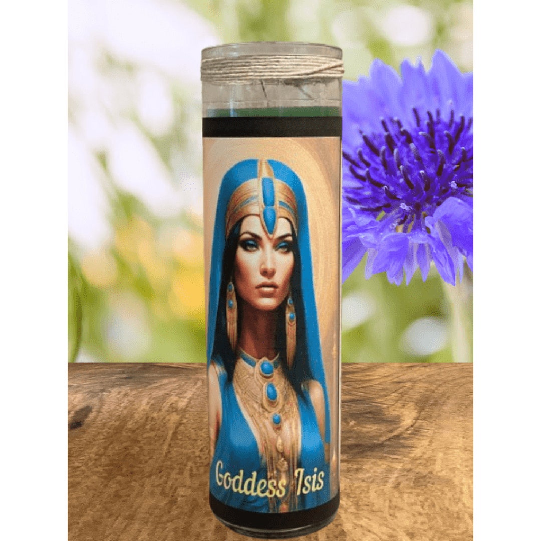 Goddess Isis Fixed Goddess Candle Divine Healing, Moon Magick, Rituals ...