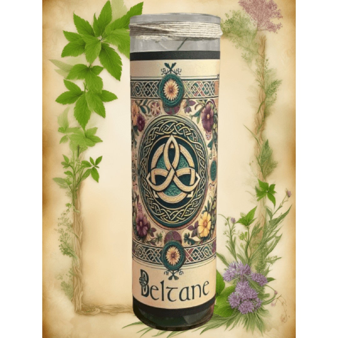Beltane Fixed Witchcraft Candle for Fertility, Love, New Beginnings ...