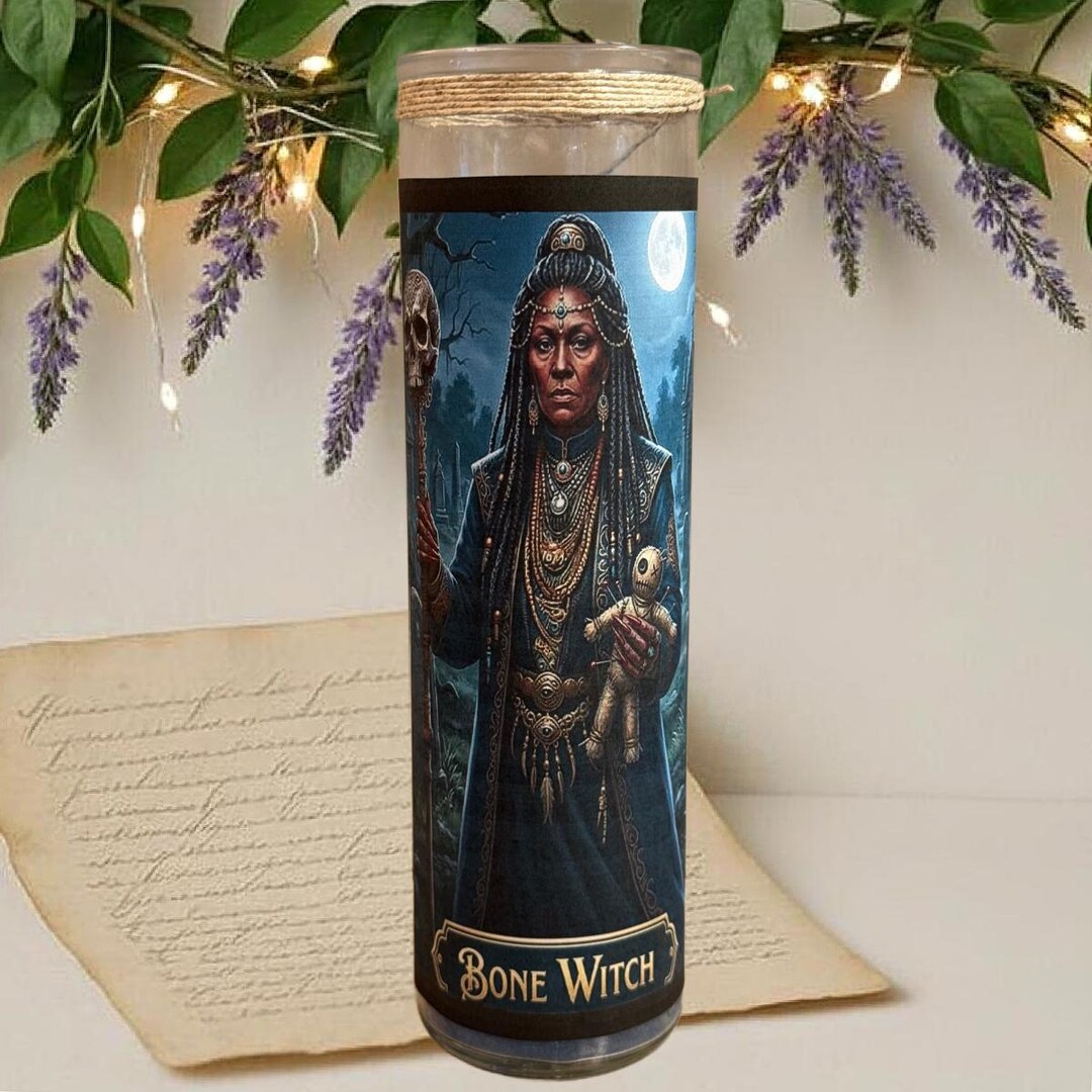 Bone Witch Candle | Luck, Power, Success - Etsy
