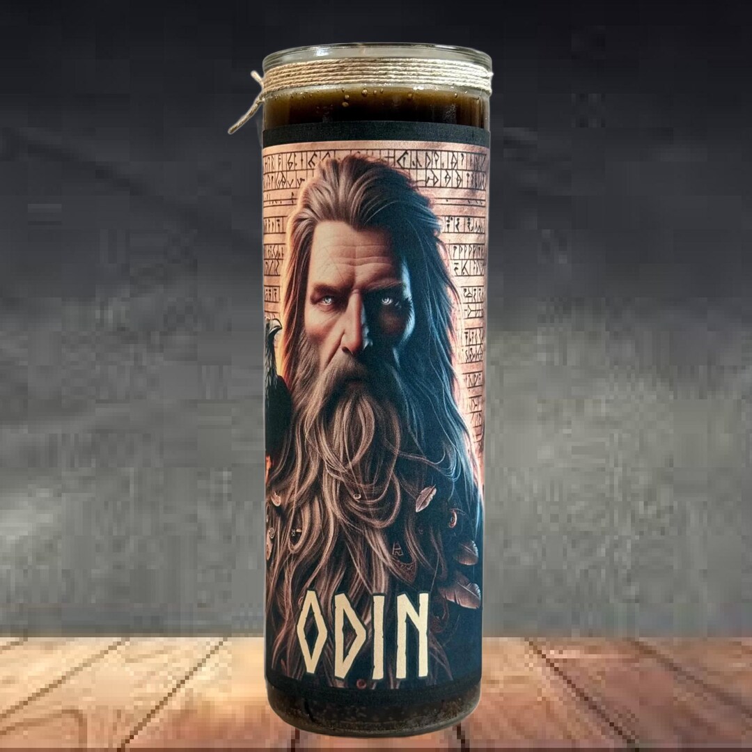 Odin Candle | Divination Ritual Candle, Pagan Altar Decor, Norse God ...