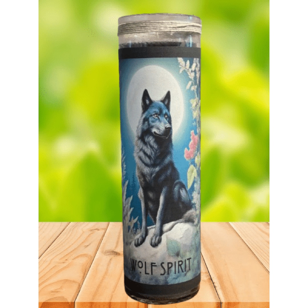 Wolf Fixed Animal Spirit Candle | Moon Magick, Intuition, Spirituality ...