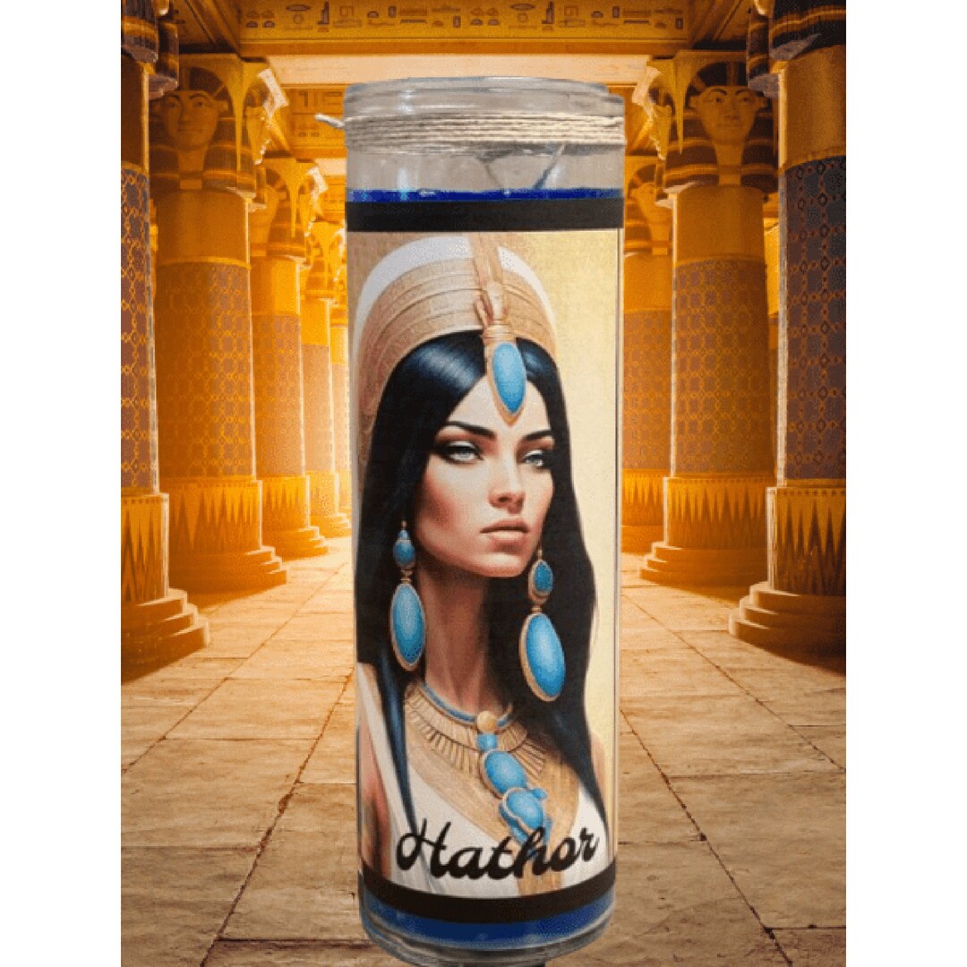 Hathor Fixed Goddess Candle Divine Energy, Home Protection, Blessings ...