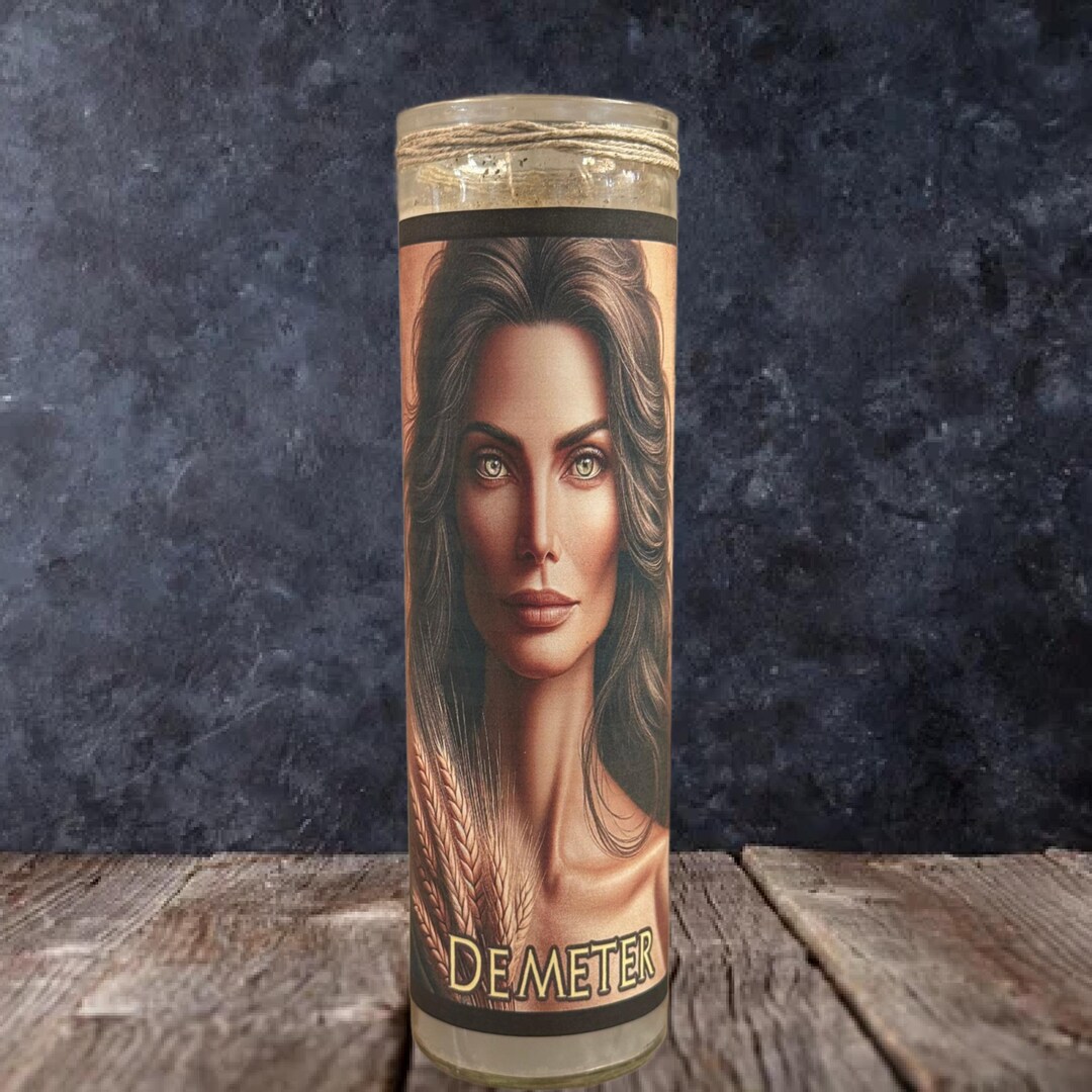 Demeter Goddess Candle for Blessings and Abundance, Prosperity Spell ...