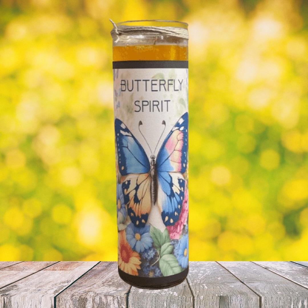 Butterfly Animal Spirit Candle | Trust, Love, Courage, Intentions ...
