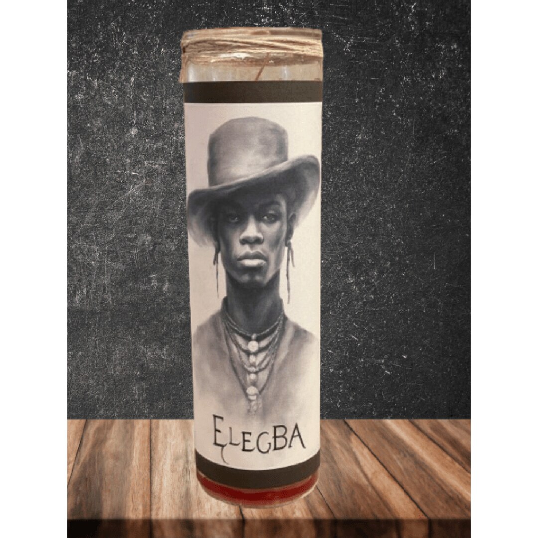Elegba Fixed Orisha Candle Illuminate Your Path With Spiritual Guidance ...