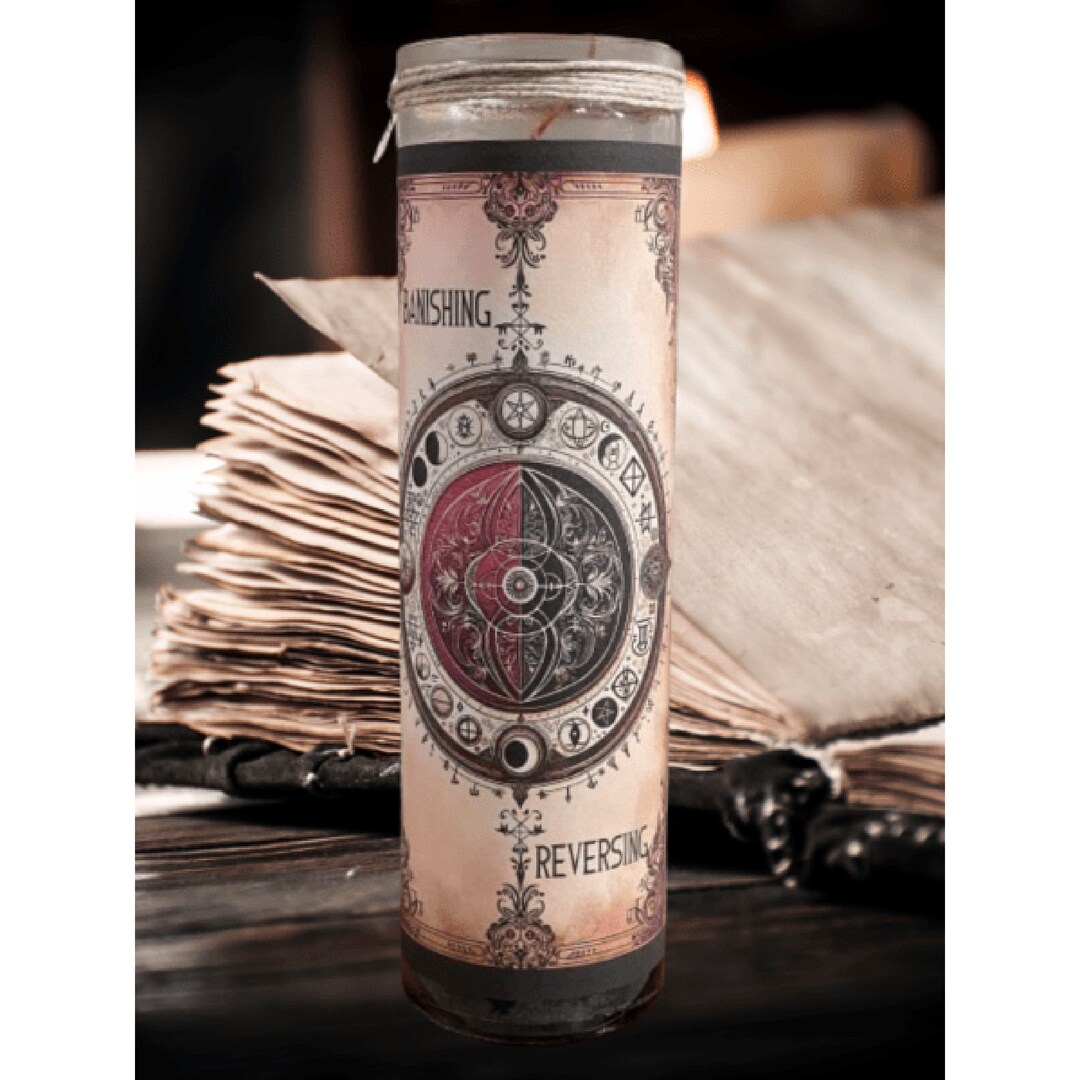 Banishing Reversing Red/black Double Action Conjure Candle | Spiritual ...
