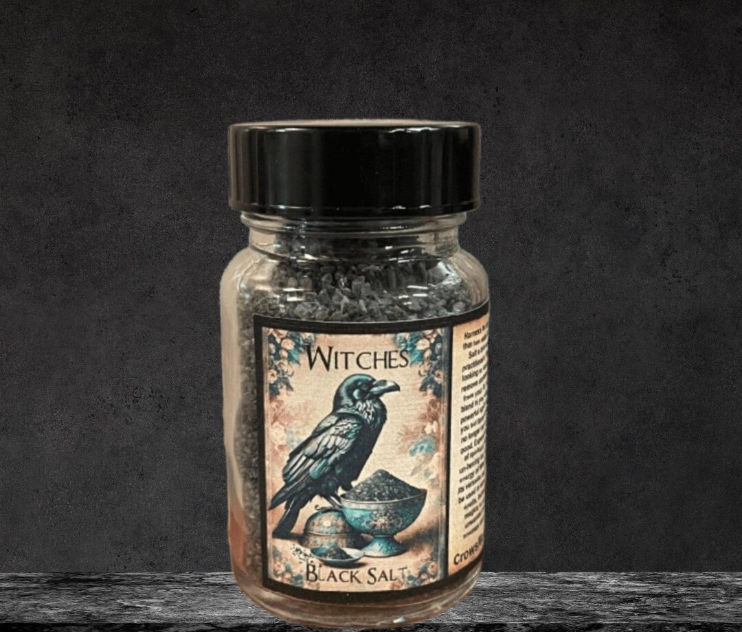 Witches Black Salt | Magickal Salt for Spiritual Protection and ...