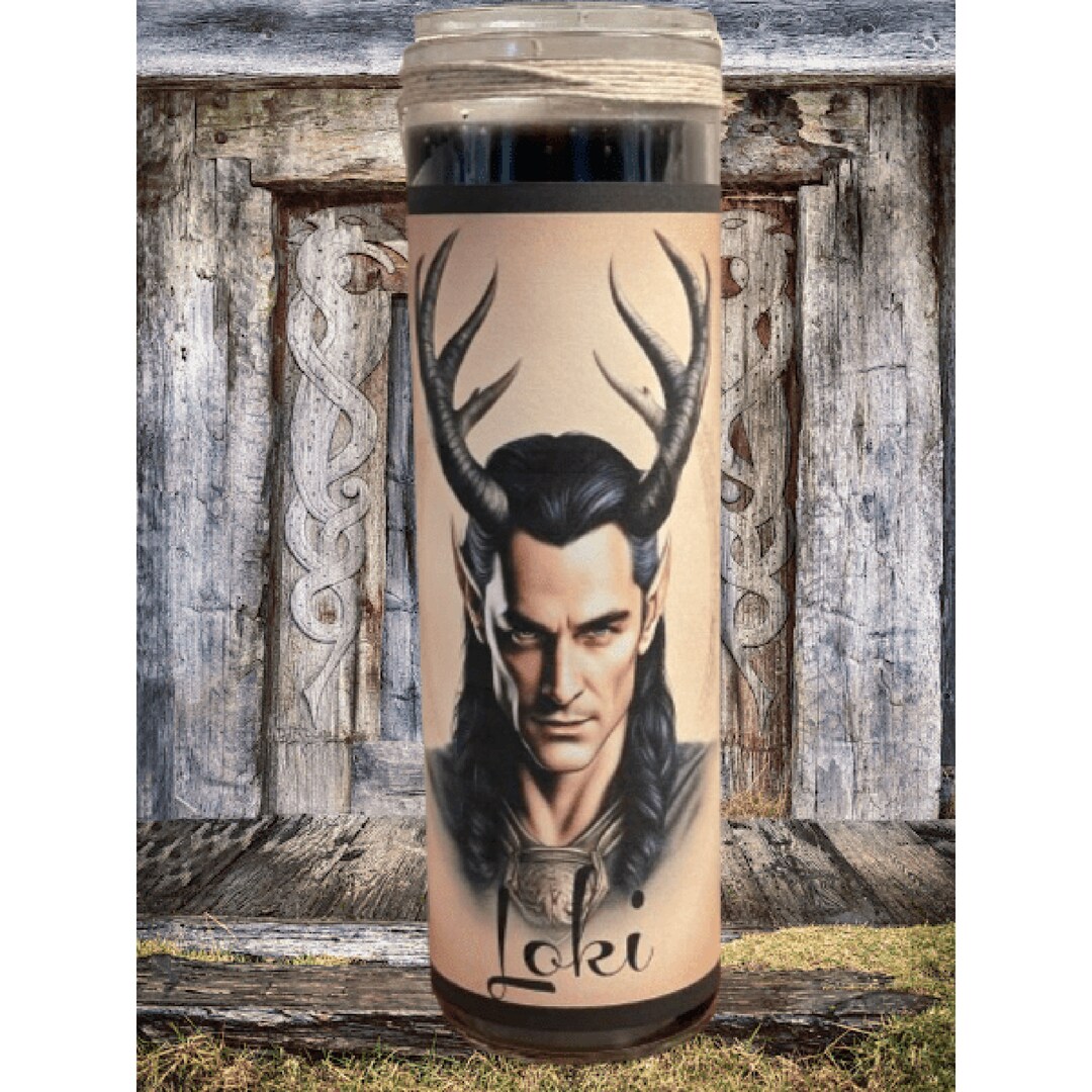 Loki Fixed Deity Candle for Wisdom & Clarity, Norse God Candle ...