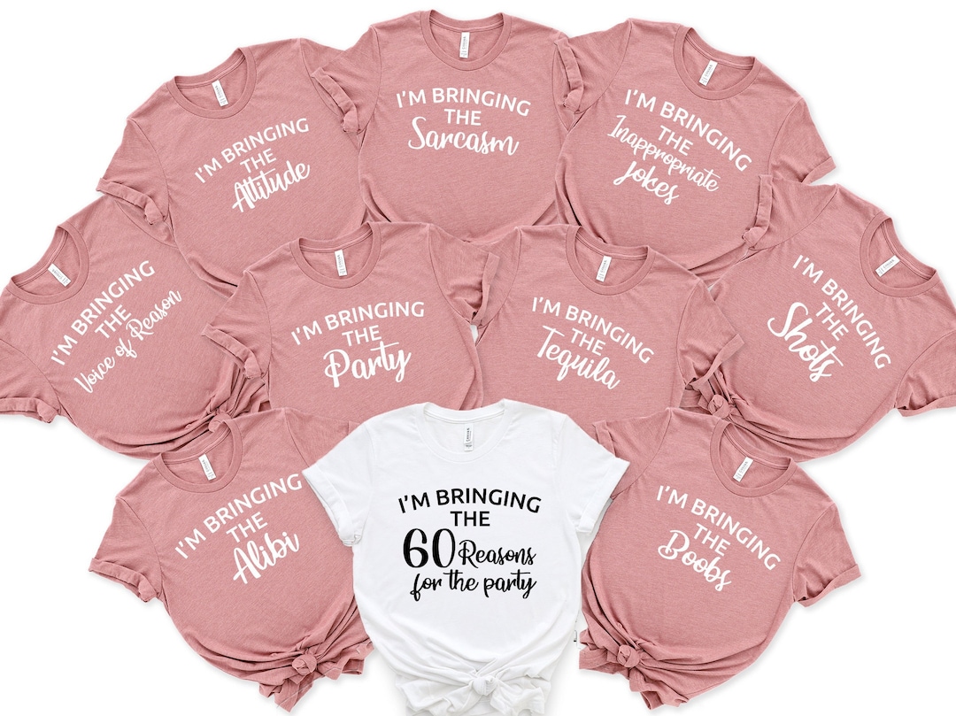 Funny 60th Birthday Party Shirts: Group Trip T-shirts - Etsy