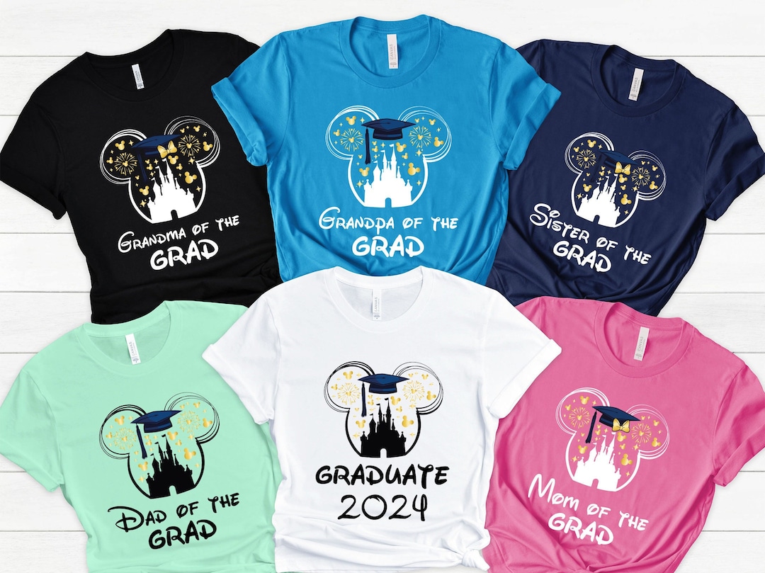 Disney Family Graduation Shirts,personalized Graduation Family Shirts ...
