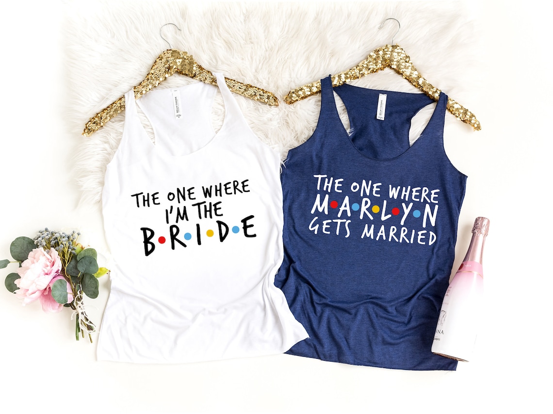 The One Where I'm the Bride Custom Friends Bachelorette - Etsy