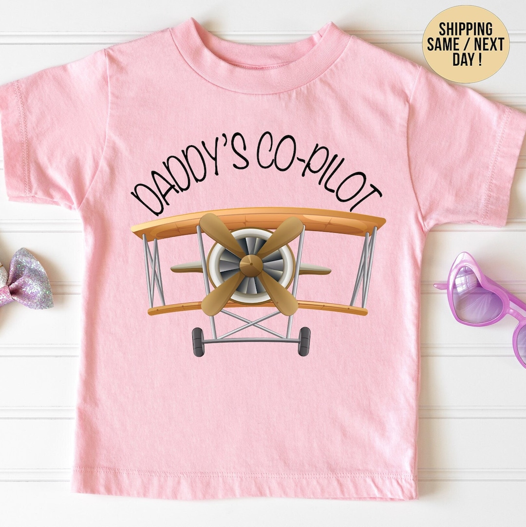 Daddy's Co-pilot Shirt, Airplane Shirt, Plane Shirt, Co-pilot Tee ...