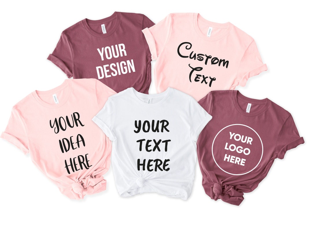 Personalized T-shirt, Add Your Own Text, Your Photos, Custom T-shirt ...