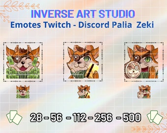 Twitch Emotes MEGA PACK 16 Emotes - Palia Chapaa - Kawaii Cute Premade ...