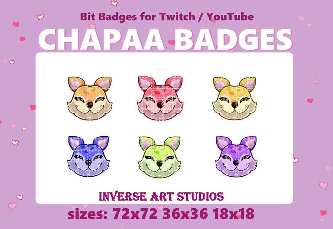 Twitch Sub Badges - Palia Chapaa Animal Palia- Kawaii Cute Premade P2U ...
