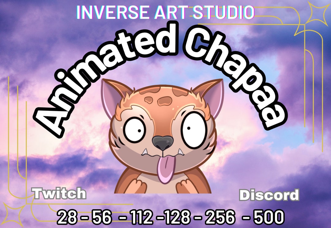 Animated Twitch Emote - Animated Palia Chapaa Crazy Animal - Kawaii ...