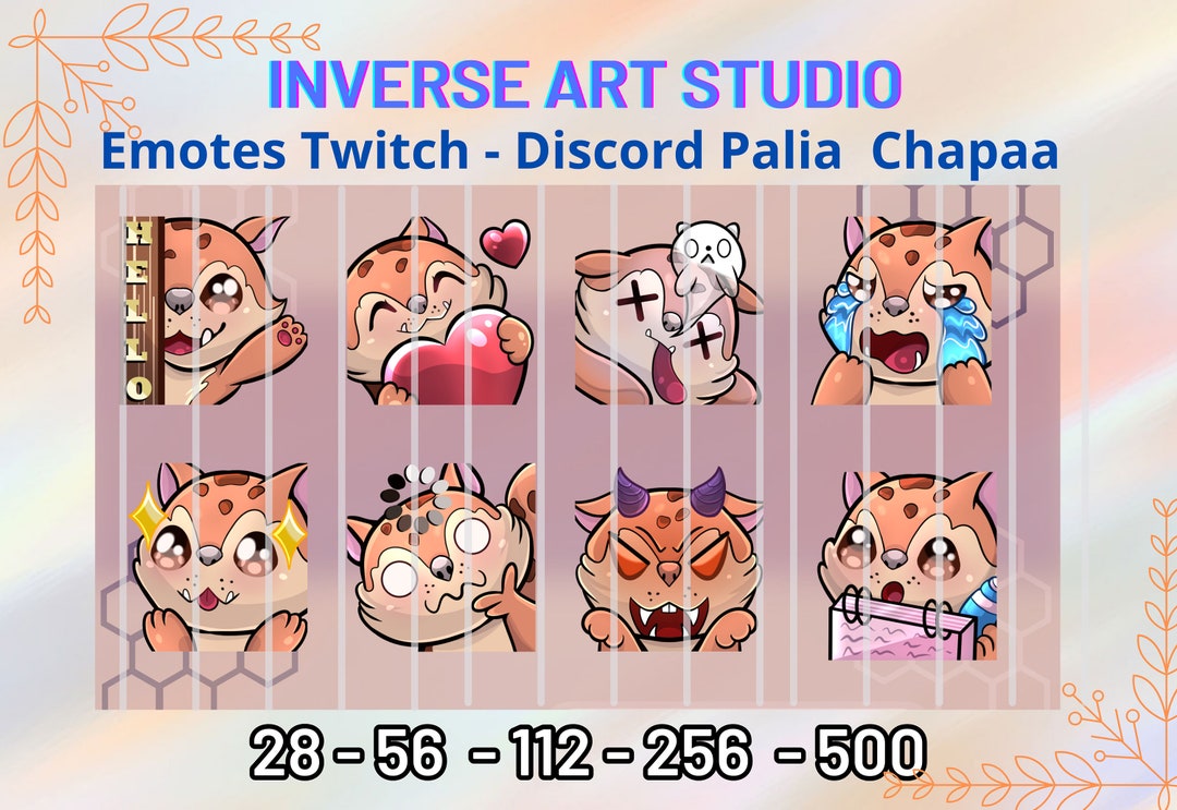 Twitch Emotes - Palia Chapaa - Kawaii Cute Premade P2U for Twitch ...