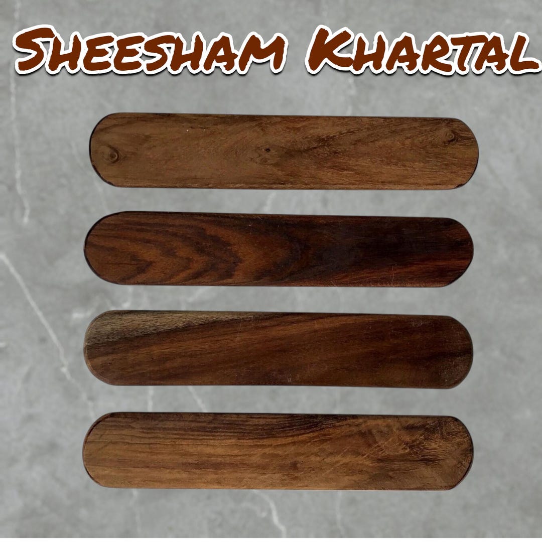 Professional Sheesham Wood Khartal | Handcrafted Rajasthani Folk ...