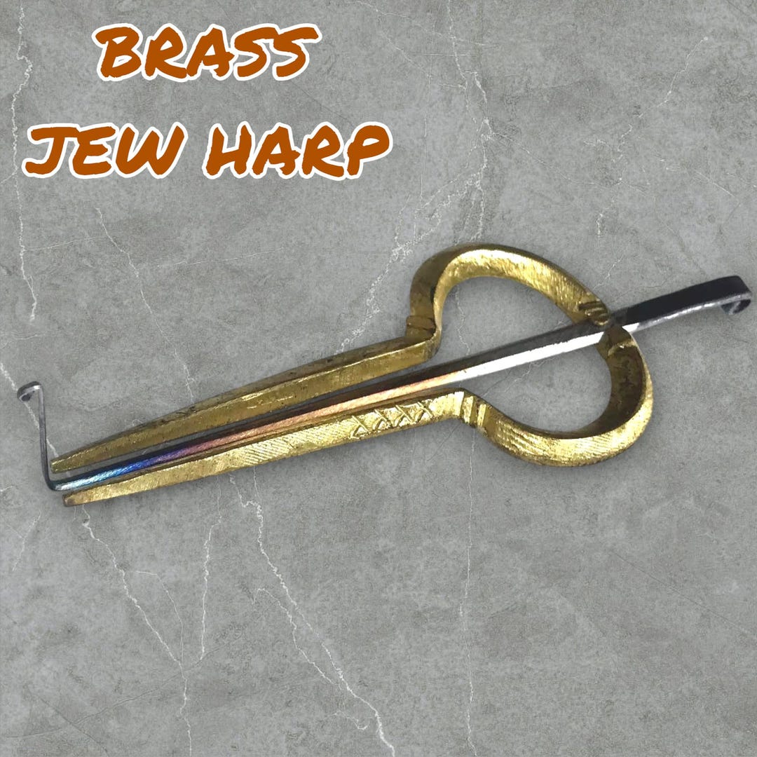 Handmade Indian Brass Sada Morsing | Jew's Harp | Jaw Harp | Mukhchang ...