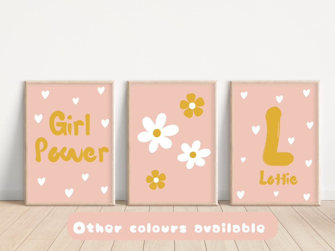 Personalised Teen and Tween Girl Power Girls Prints. Prints for Girls ...