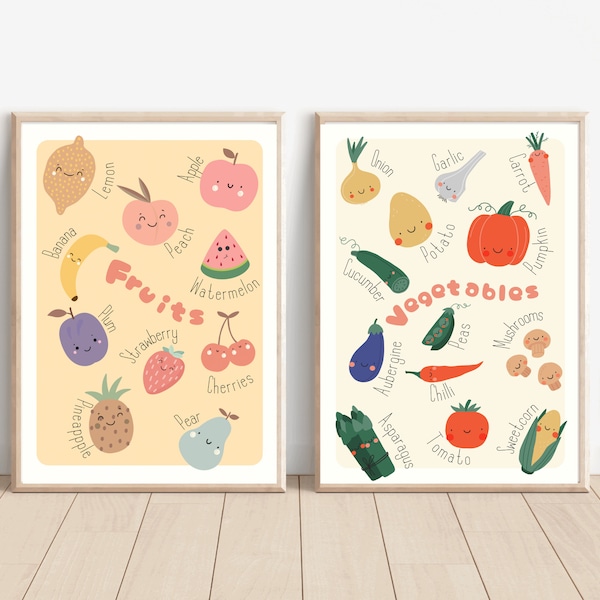Vegetable Poster - Etsy