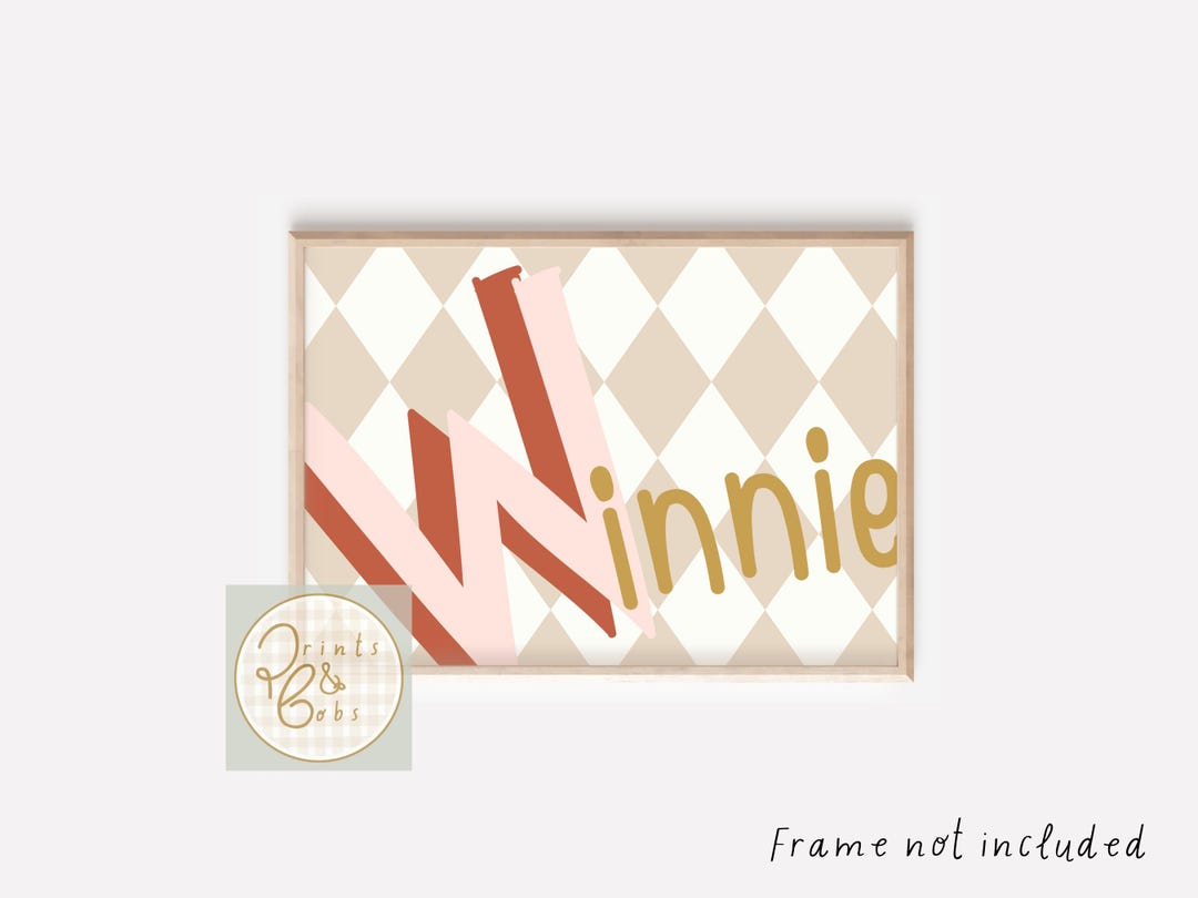 Personalised Girls Name Print. Perfect for a Nursery, Bedroom or ...