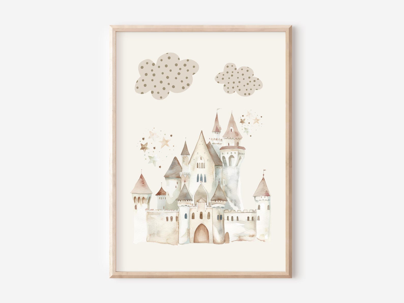 Set of Pretty and Muted Princess, Fairytale and Unicorn Gallery Wall ...