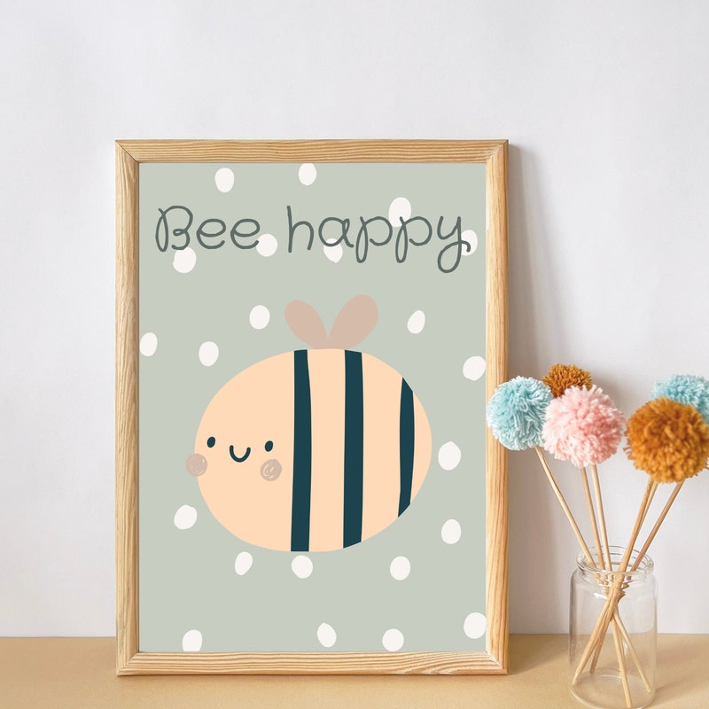 Bee Poster - Etsy