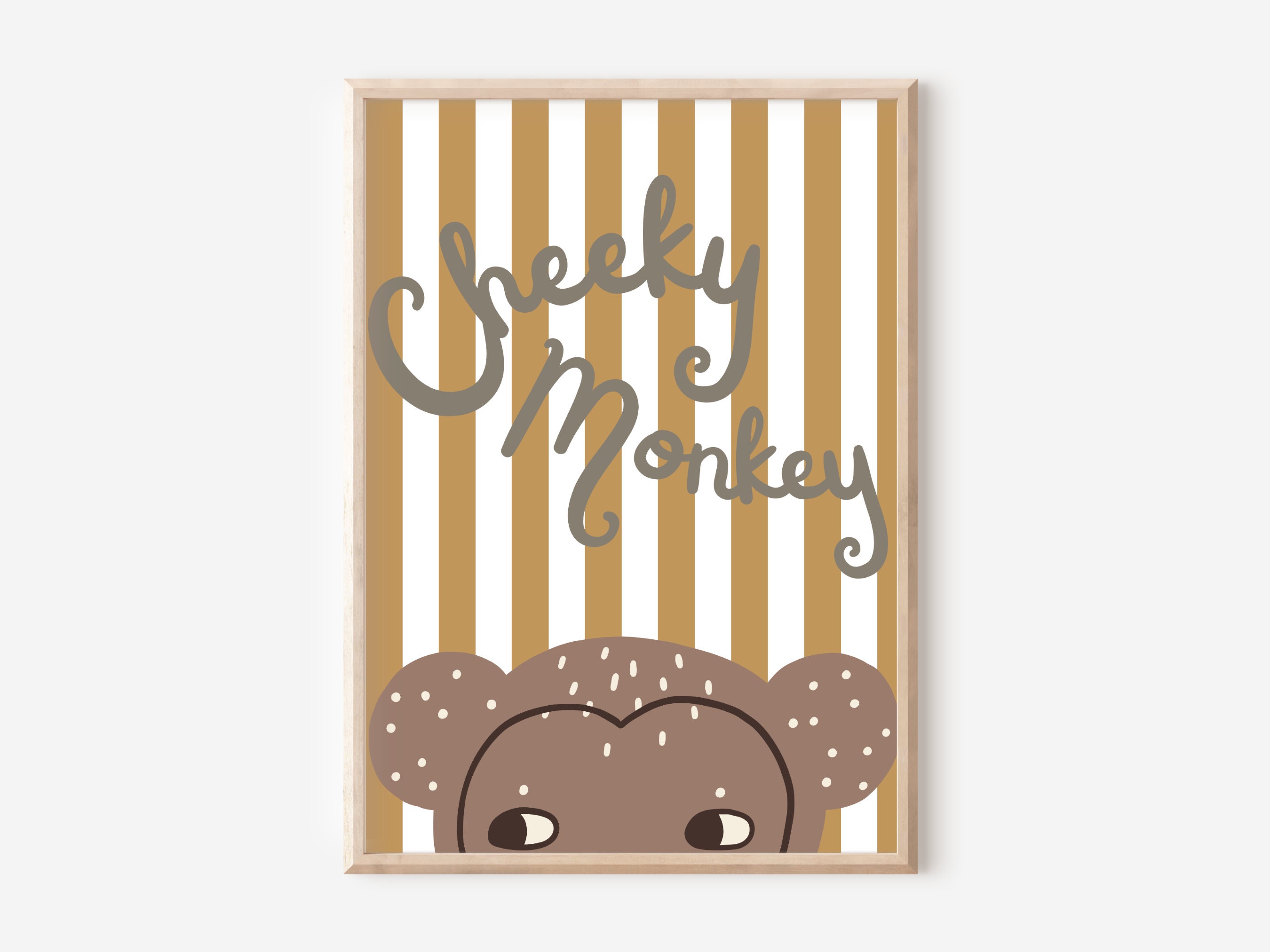 Safari Animal Prints Including a Personalised Name Print. Gallery Wall ...