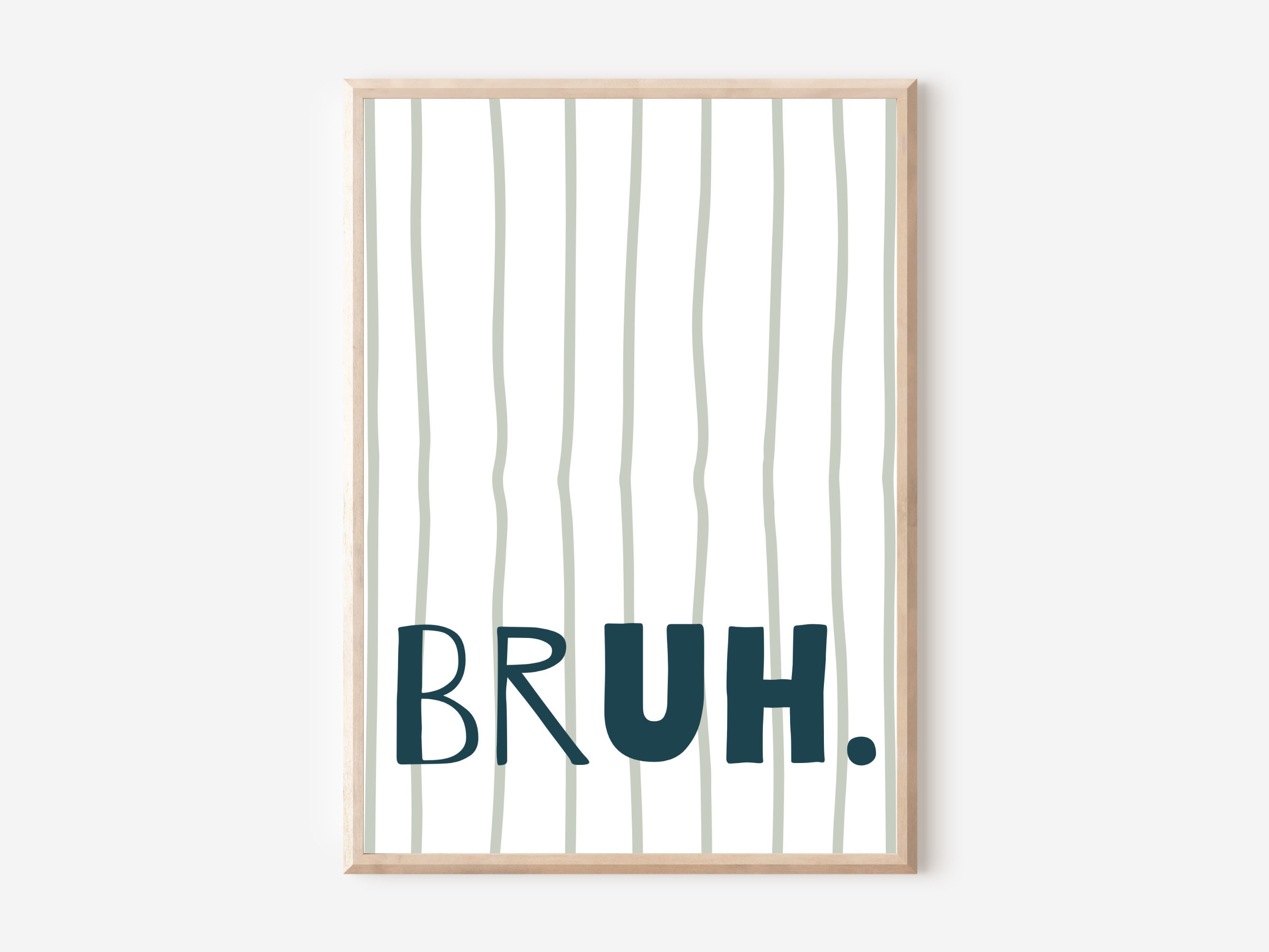 Bruh Bro Dude Teen and Tween Stripe Gaming Prints. Perfect - Etsy