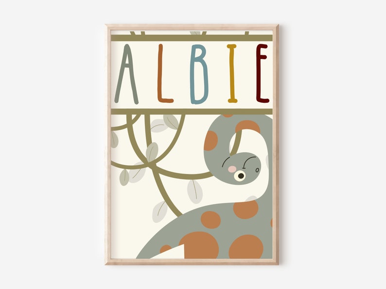 Personalised Dinosaur Prints, Including a Dino Alphabet. Perfect for a ...